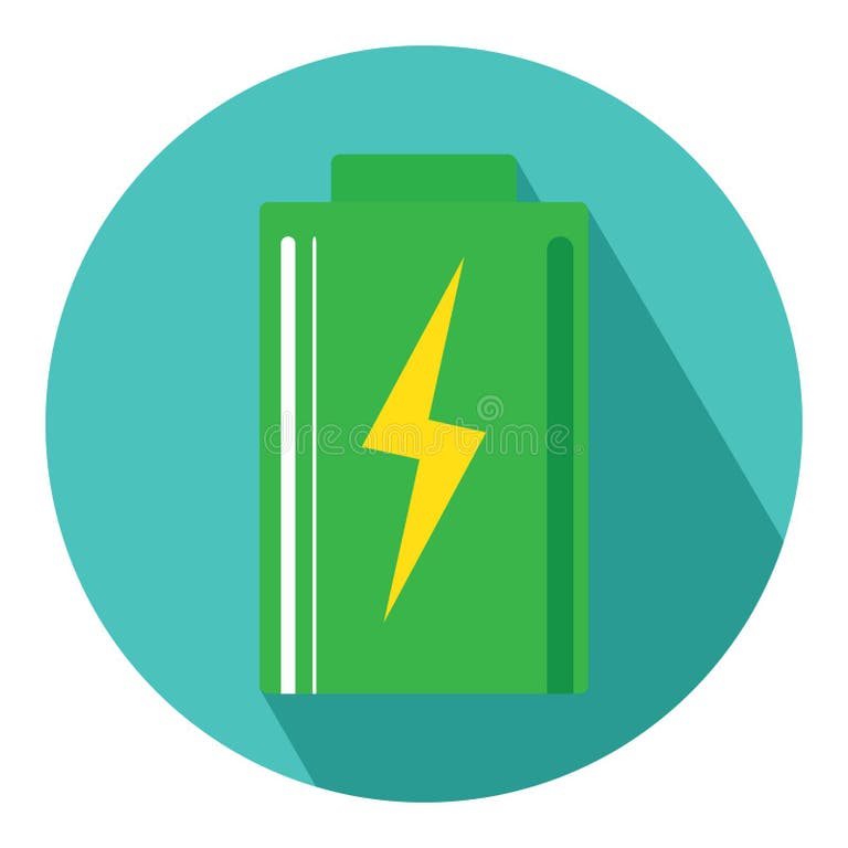 Battery. Vector Illustration Decorative Design Stock Vector ...