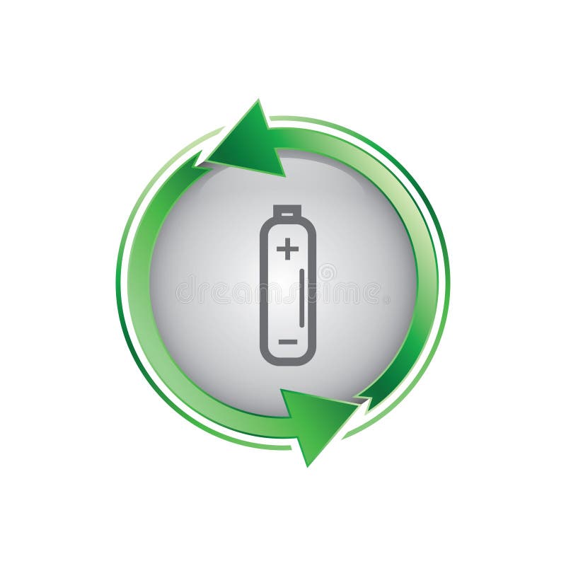 Battery. Vector Illustration Decorative Design Stock Vector ...