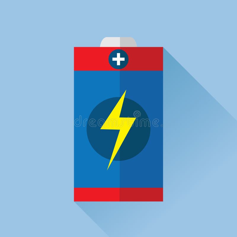 Battery. Vector Illustration Decorative Design Stock Vector ...