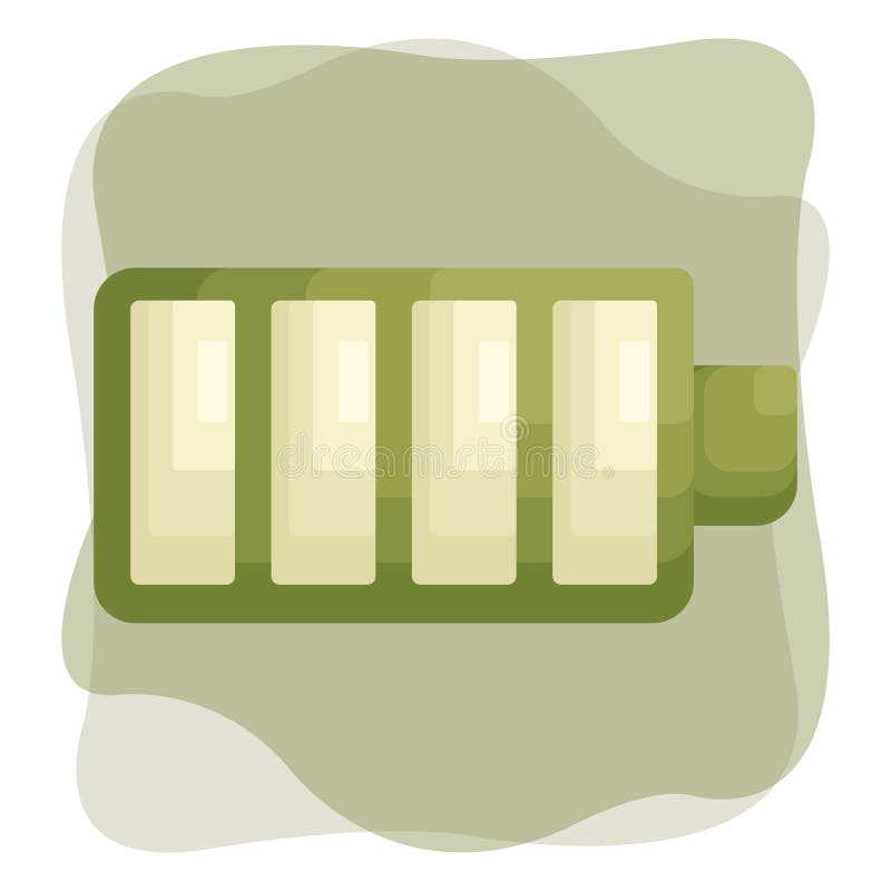 Battery. Vector Illustration Decorative Design Stock Vector ...