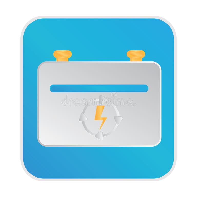 Battery. Vector Illustration Decorative Design Stock Vector ...