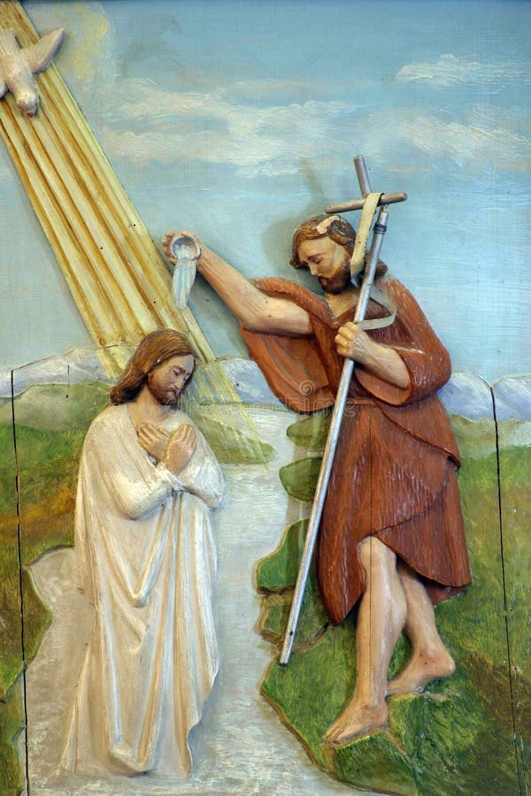 Battesimo del signore immagine stock. Immagine di vangelo - 132364689