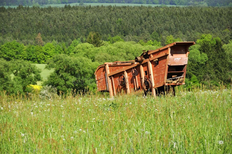 Batteuse photo stock éditorial. Image du antique, agricole - 41200423