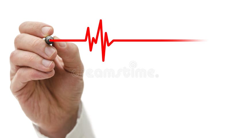Battito cardiaco immagine stock. Immagine di cardiografo - 31914307
