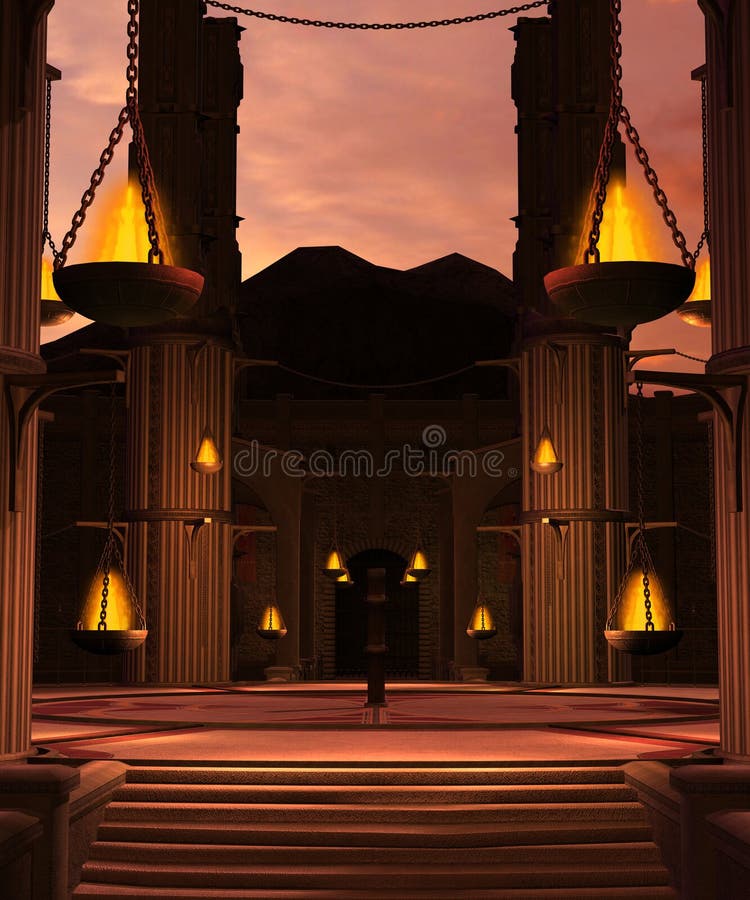 Battle arena stock illustration. Illustration of architecture - 30368520