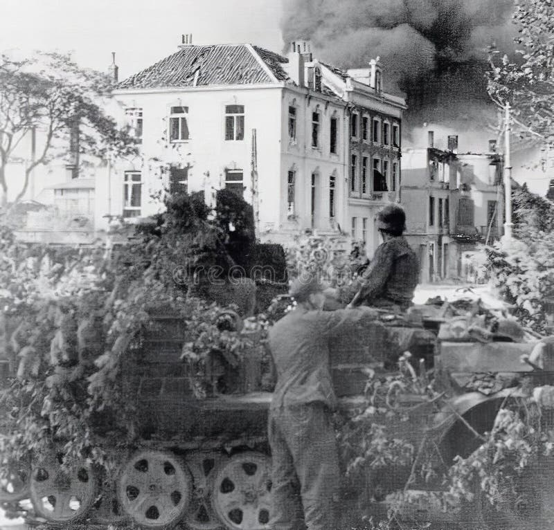 Battle of Arnhem Fought in 1944 Editorial Image - Image of battle ...