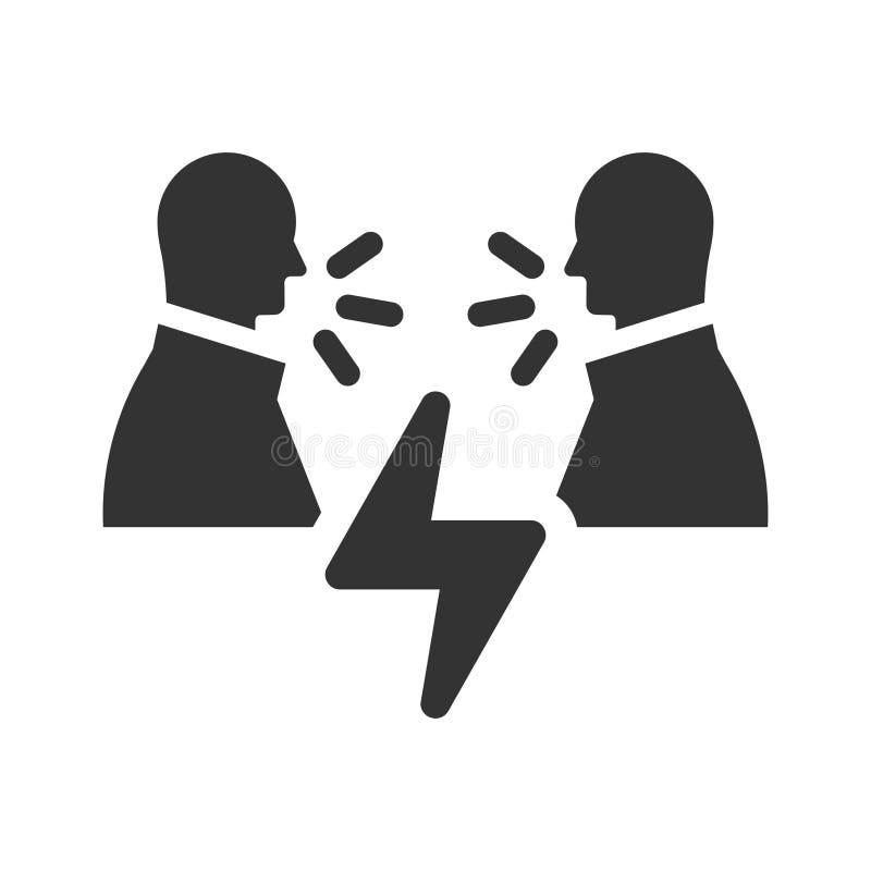 Battle competition icon stock vector. Illustration of competitor ...