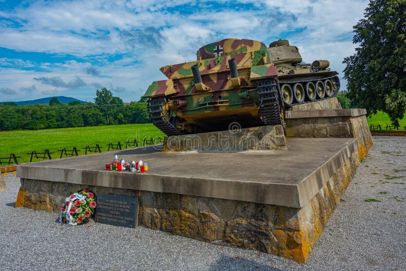 Battle of Dukla Pass Monument at Svidnik, Slovakia Editorial Stock ...