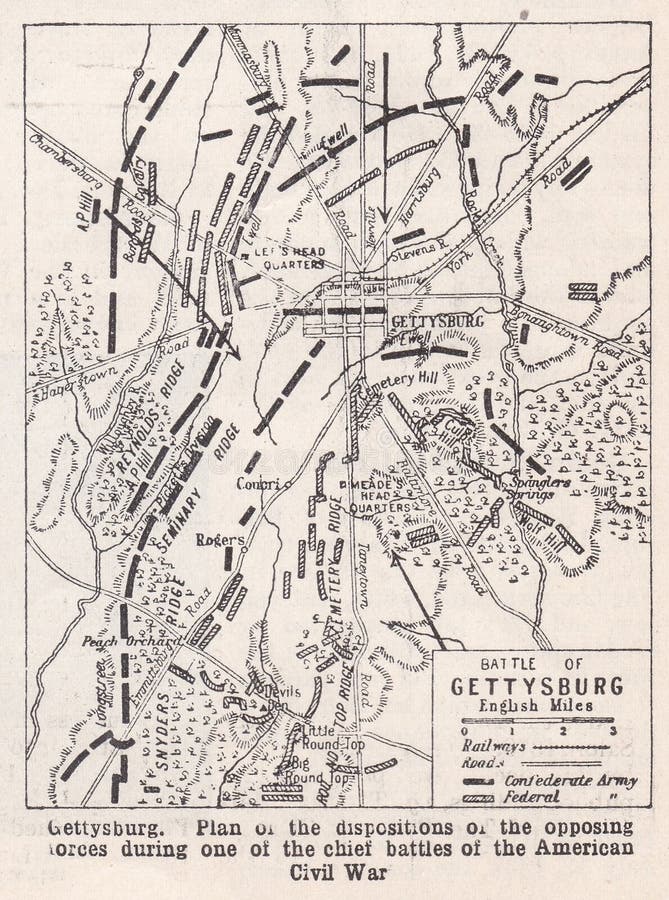 Gettysburg Timeline Map Stock Photos - Free & Royalty-Free Stock Photos ...