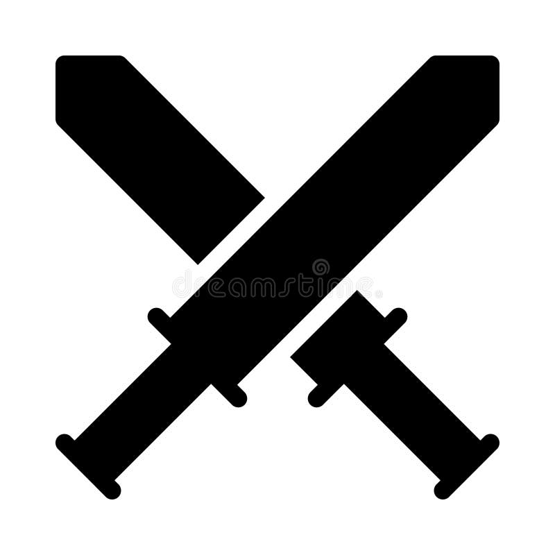 Battle flat color icon stock vector. Illustration of battle - 192944189