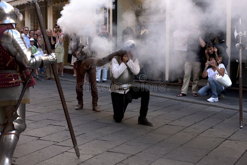 Battle of Pavia: Landsknechts Mercenaries Editorial Stock Photo - Image ...