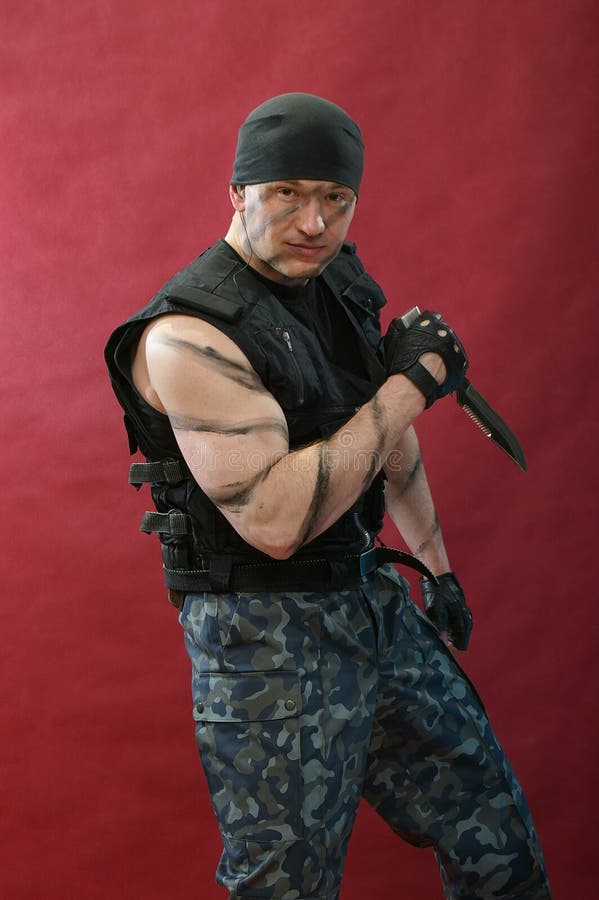 Battle Picture on Face and Body Stock Image - Image of skin, blow: 7771069