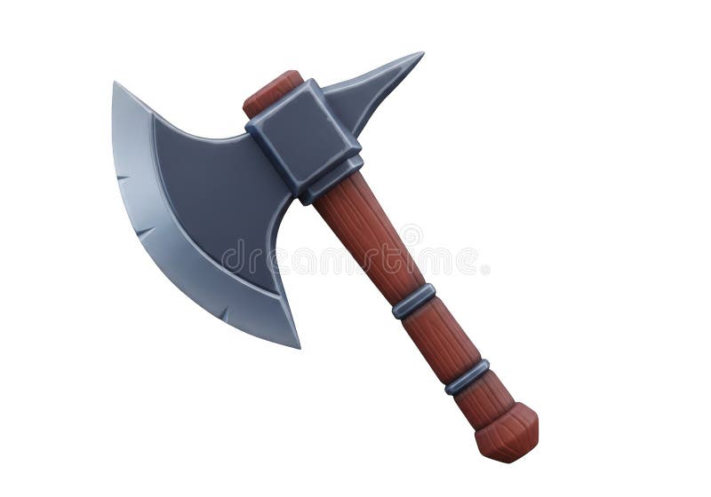 Battle Ready Medieval Axe with Sharp Blade and Sturdy Wooden Handle ...