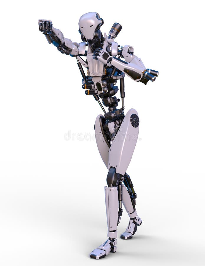 Battle robot stock illustration. Illustration of military - 118662019