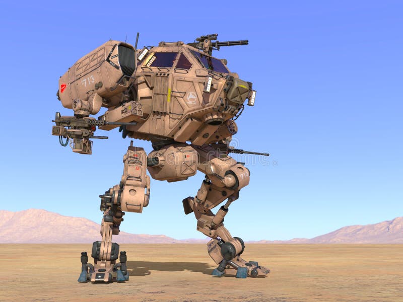 Battle robot stock image. Image of demand, cannonball - 121884543