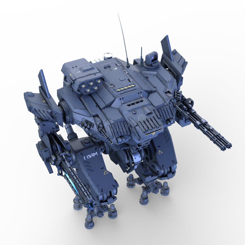 Battle robot stock illustration. Illustration of game - 64652966