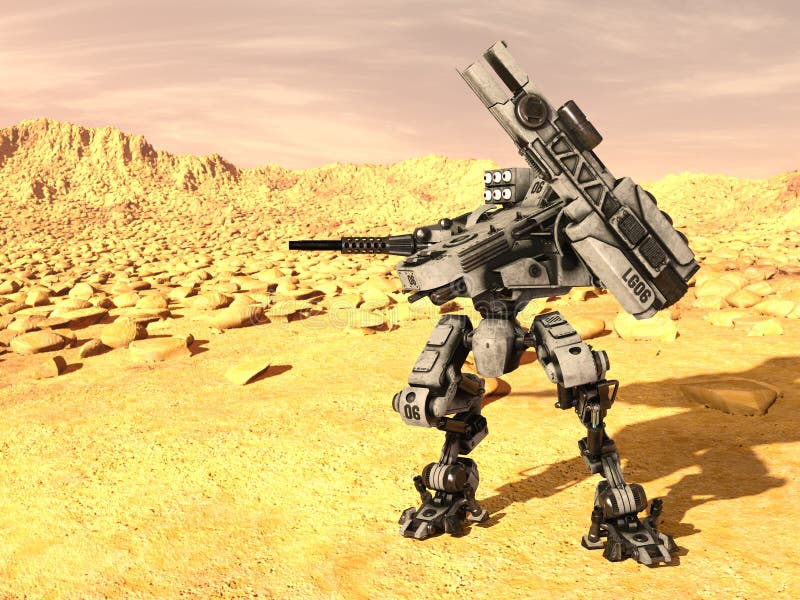 Battle robot stock photo. Image of weapon, ship, game - 57758486