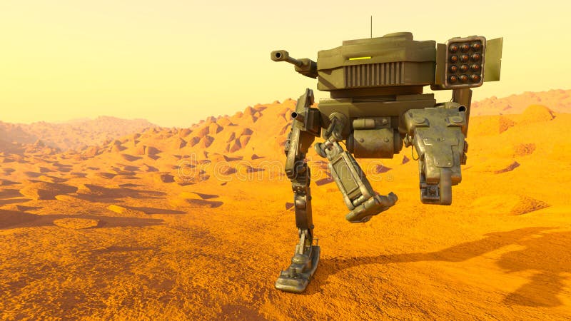 Battle robot stock image. Image of weapon, demand, robot - 84196241