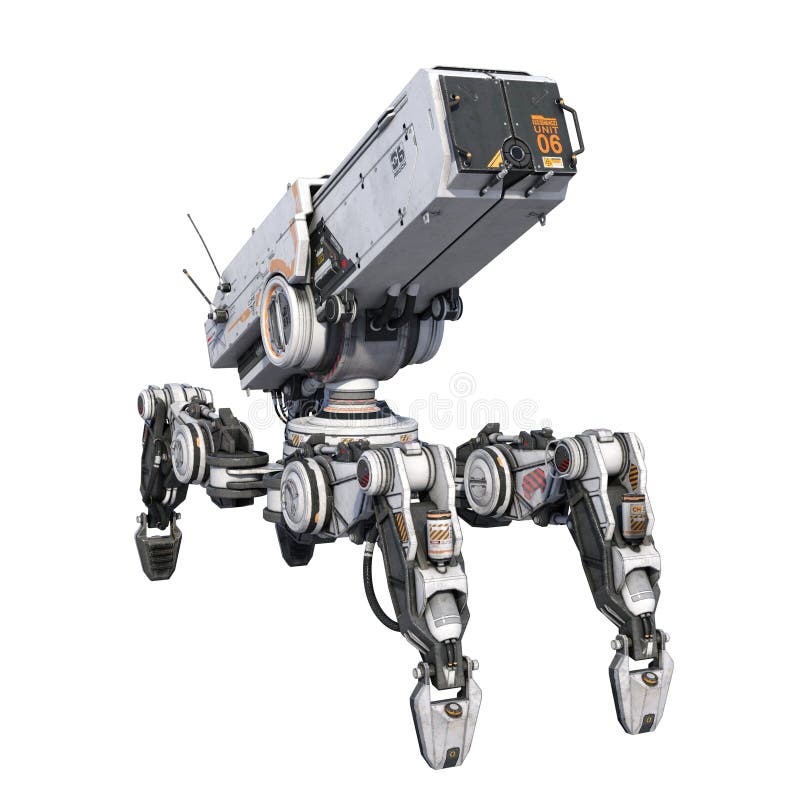 Battle robot stock illustration. Illustration of model - 20784416
