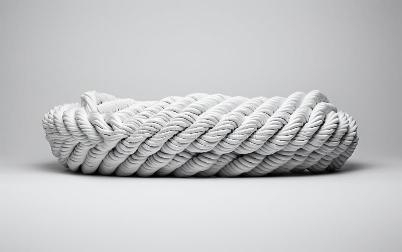 Battle Rope on a Background-Free Canvas Stock Illustration ...