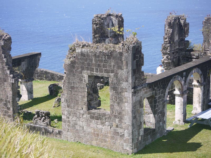 Battle Ruins stock photo. Image of island, bright, grounds - 42252676