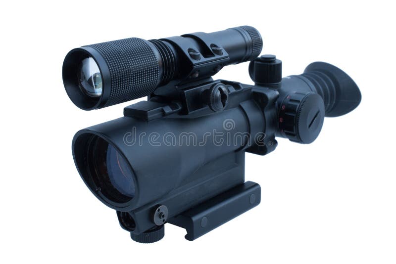 Battle scope stock image. Image of black, optic, metal - 58123677