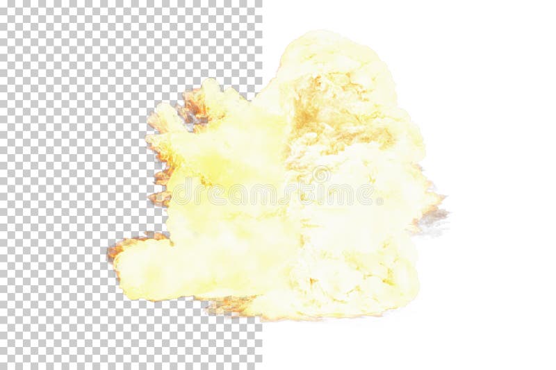 Battle Ship Muzzle Flash on Transparent Background Stock Image ...