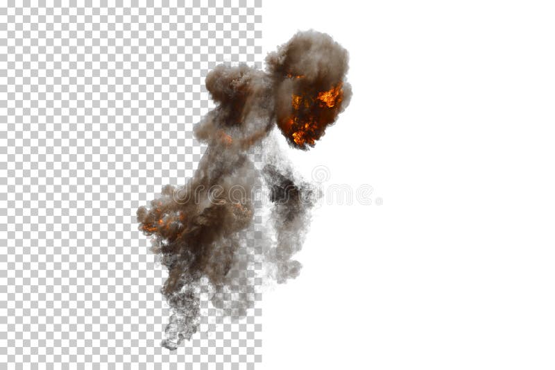 Battle Ship Muzzle Flash on Transparent Background Stock Image ...