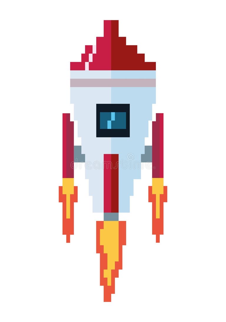 Ship Pixels Space Stock Illustrations – 176 Ship Pixels Space Stock ...