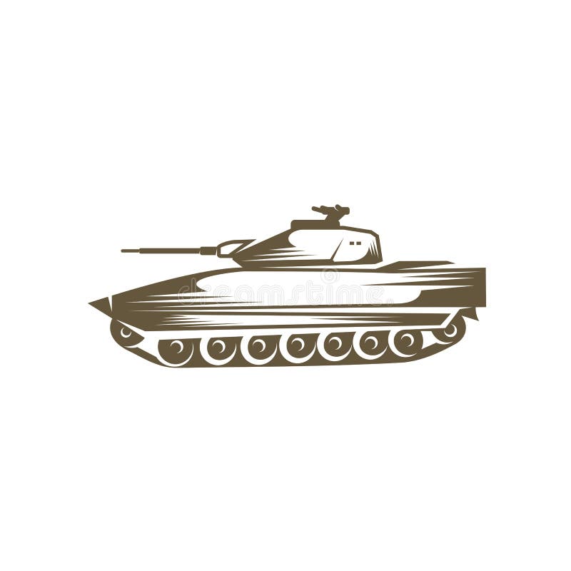 Battle Tank Logo Design Vector, Camouflage Tank, Battle Tank Drawing ...