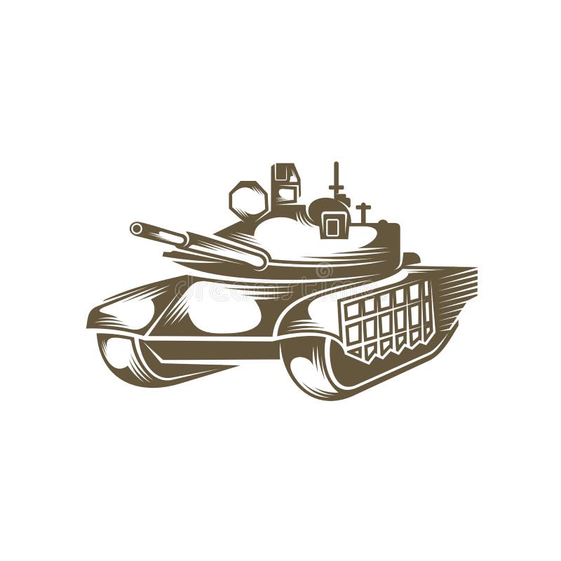 Battle Tank Logo Design Vector, Camouflage Tank, Battle Tank Drawing ...