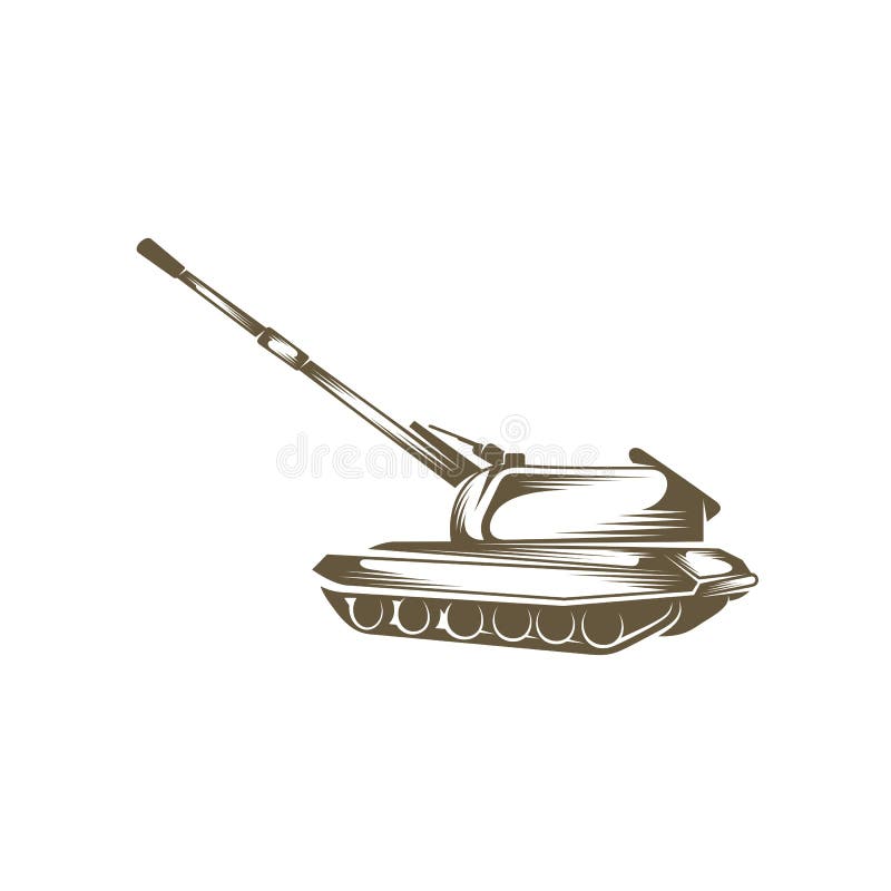 Battle Tank Logo Design Vector, Camouflage Tank, Battle Tank Drawing ...
