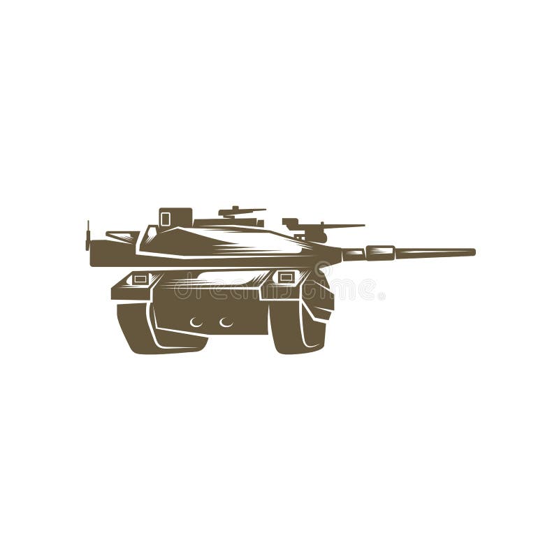 Battle Tank Logo Design Vector, Camouflage Tank, Battle Tank Drawing ...