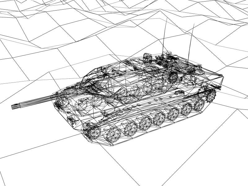 Wire Frame Abrams Tank Stock Illustrations – 1,226 Wire Frame Abrams ...