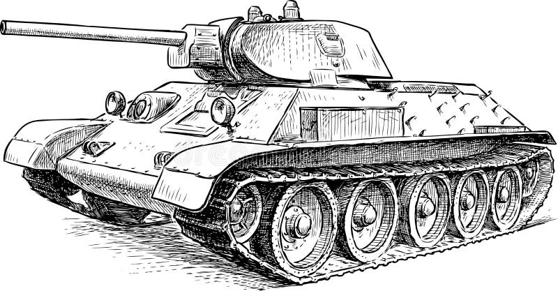 World War 2 Tank Drawings