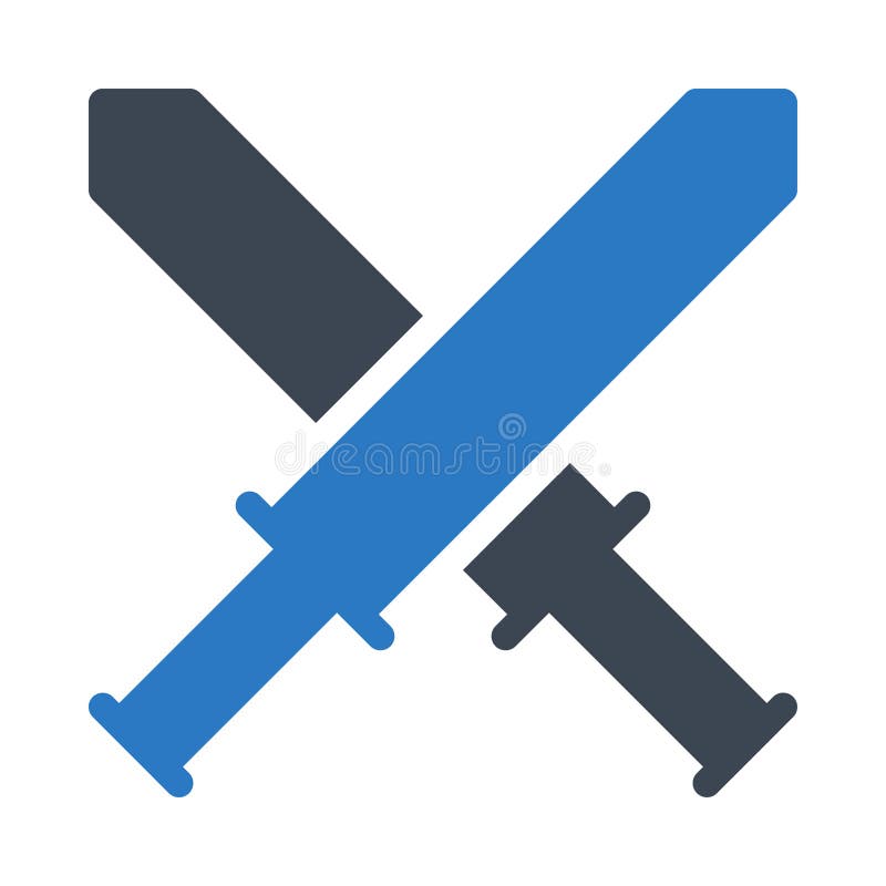 Battle Icon On White Background. Simple Element Illustration From ...