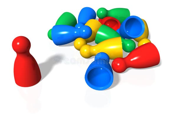 Battle Winner stock illustration. Illustration of abstract - 10672710