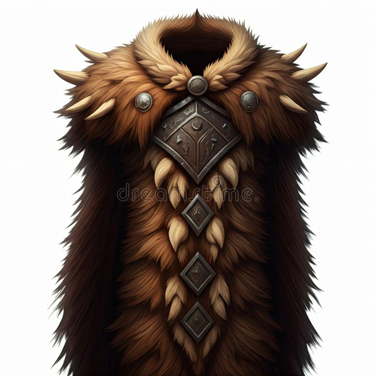 Battle-Worn Leather Cloak stock illustration. Illustration of elite ...