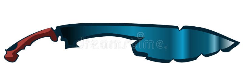 Battle Worn Sword. stock vector. Illustration of broadsword - 60966554