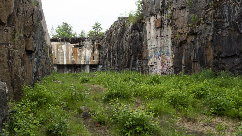 Battlefields, Swedish Naval Base, North of Sweden in Boden Stock Photo ...