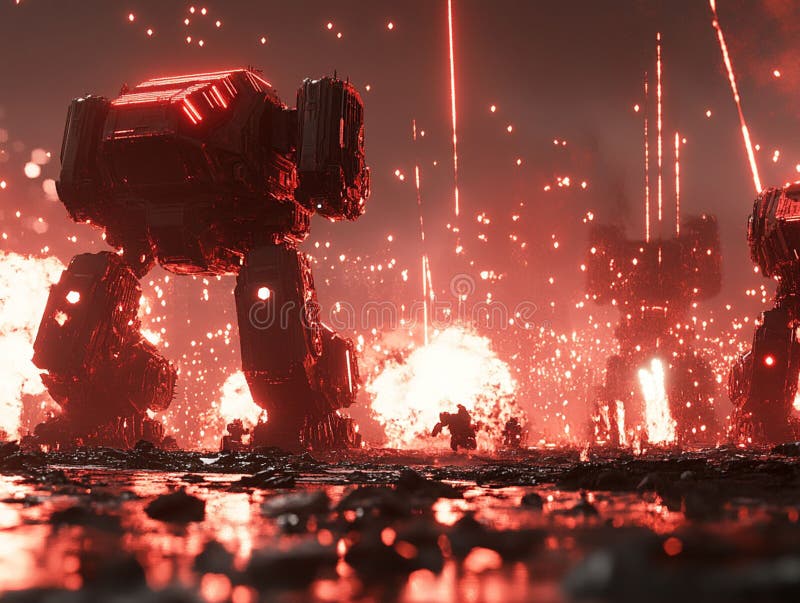 A Battleground of Combat Robots with Explosions and Laser Radiation ...