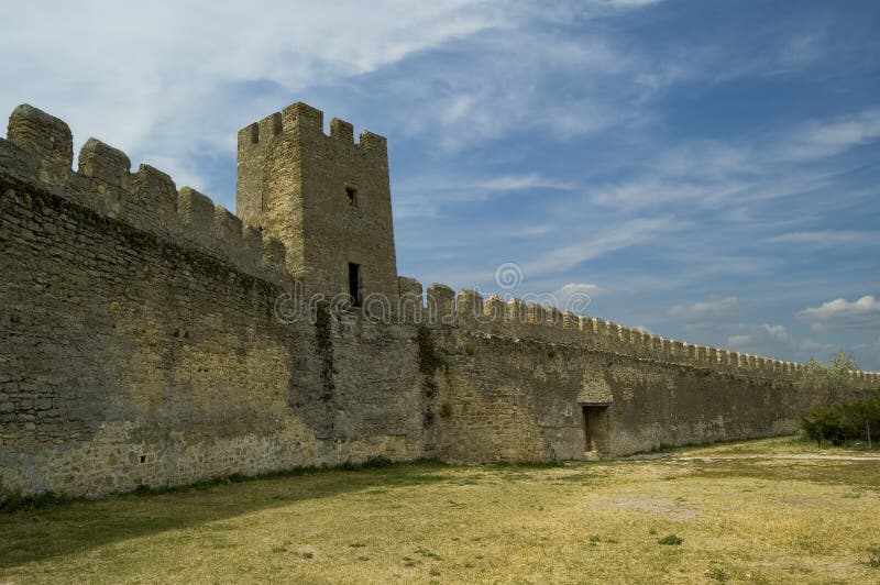 Battlement obraz stock. Obraz złożonej z historia, siła - 1122597