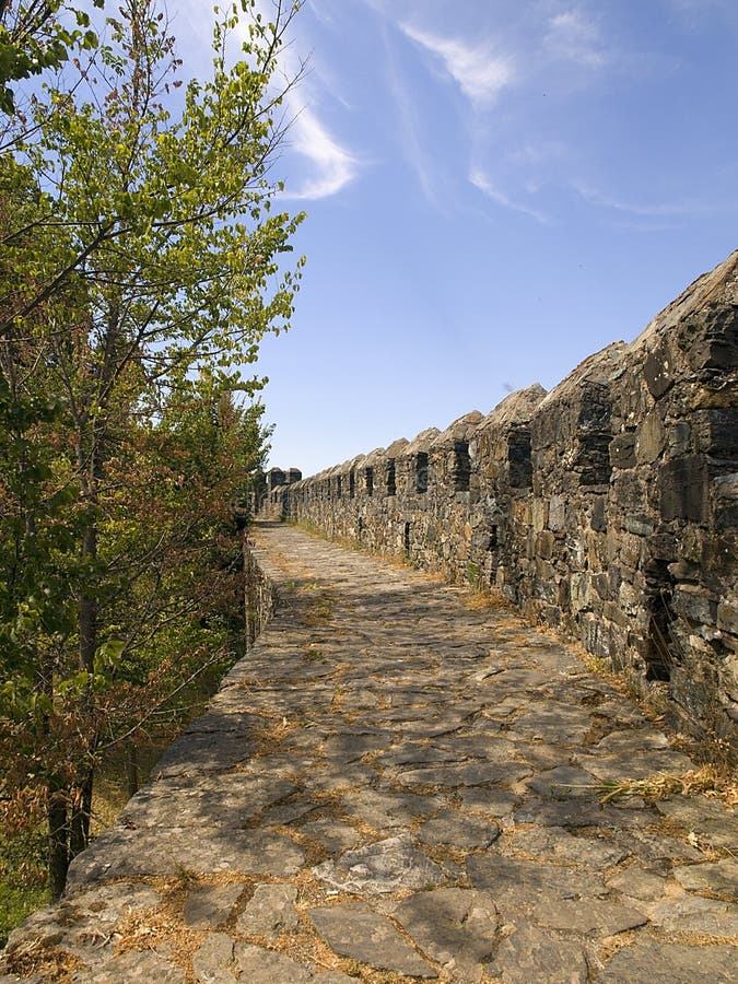 The battlement stock image. Image of portugal, stones - 5936733
