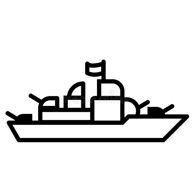 Battleship Vector Eps Illustration by Crafteroks Stock Vector ...