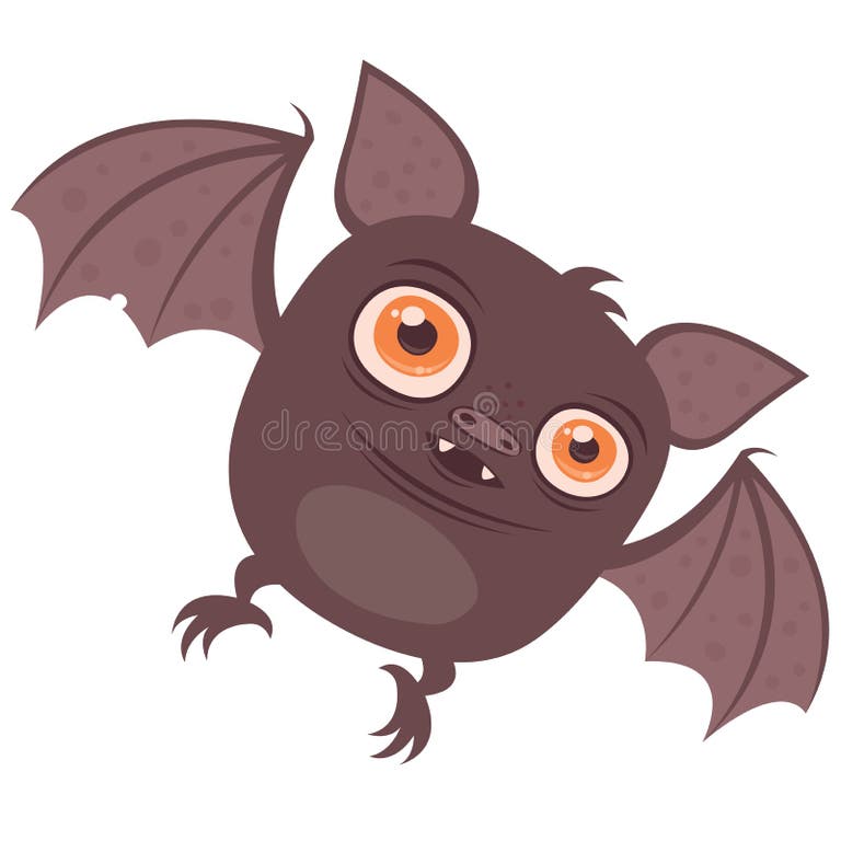 Batty stock vector. Illustration of cute, scary, cartoon - 10541773