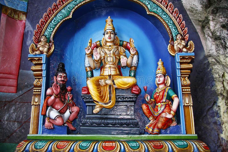 Statue of Hanuman at Batu Caves Stock Image - Image of ancient ...