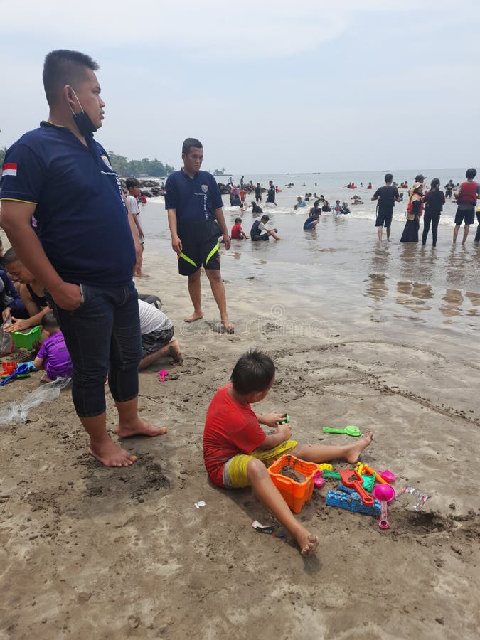 Batu Karang Beach,banten,java Island of Indonesia Editorial Photo ...