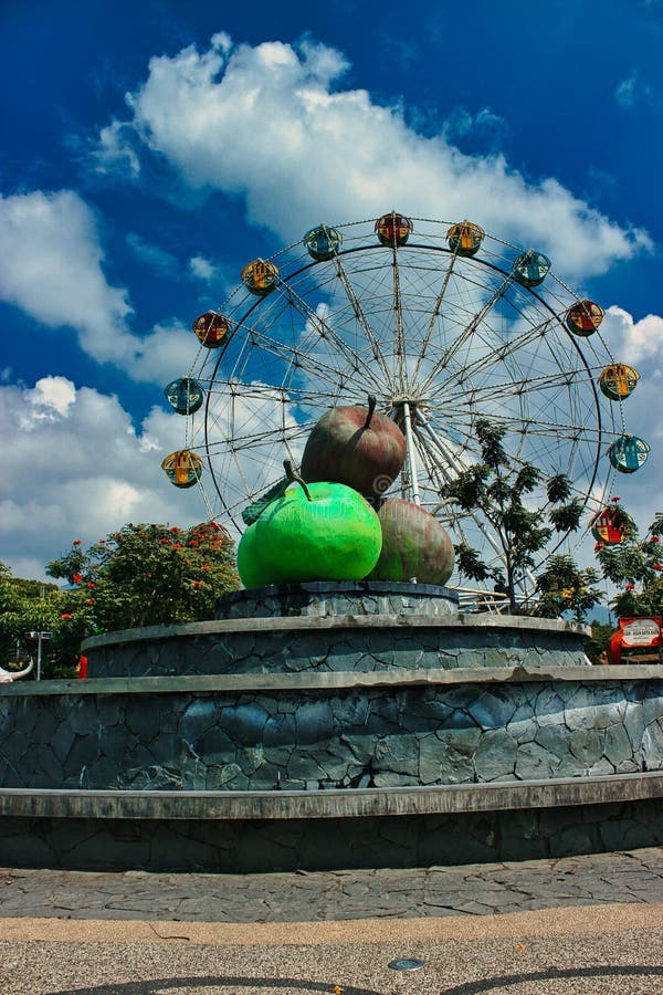 Batu Malang Icon, East Java, Indonesia Stock Photo - Image of ...