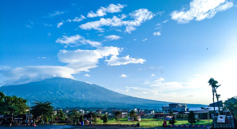 Batu Malang stock image. Image of skyline, cloud, horizon - 206832915