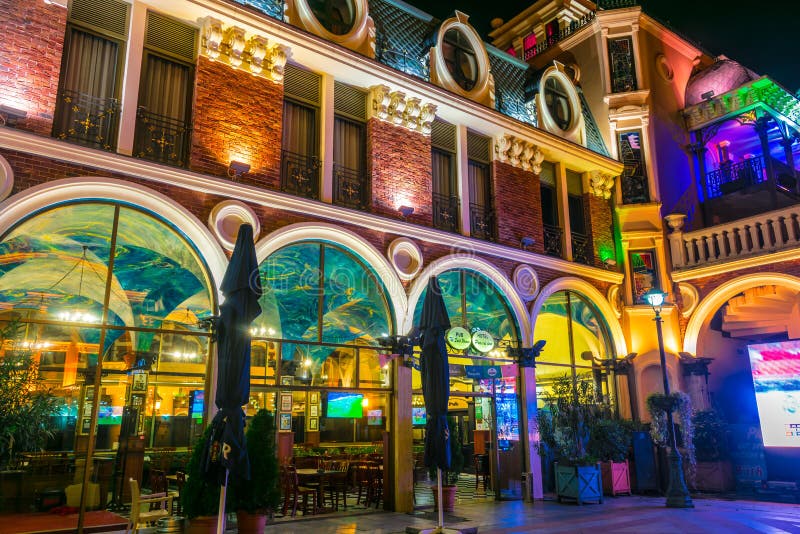 BATUMI, GEORGIA - OCT 28, 2018: Architecture of Batumi Piazza in the ...